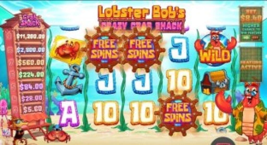 Lobster Bob’s Crazy Crab Slot Machine (Free Demo Play) Review