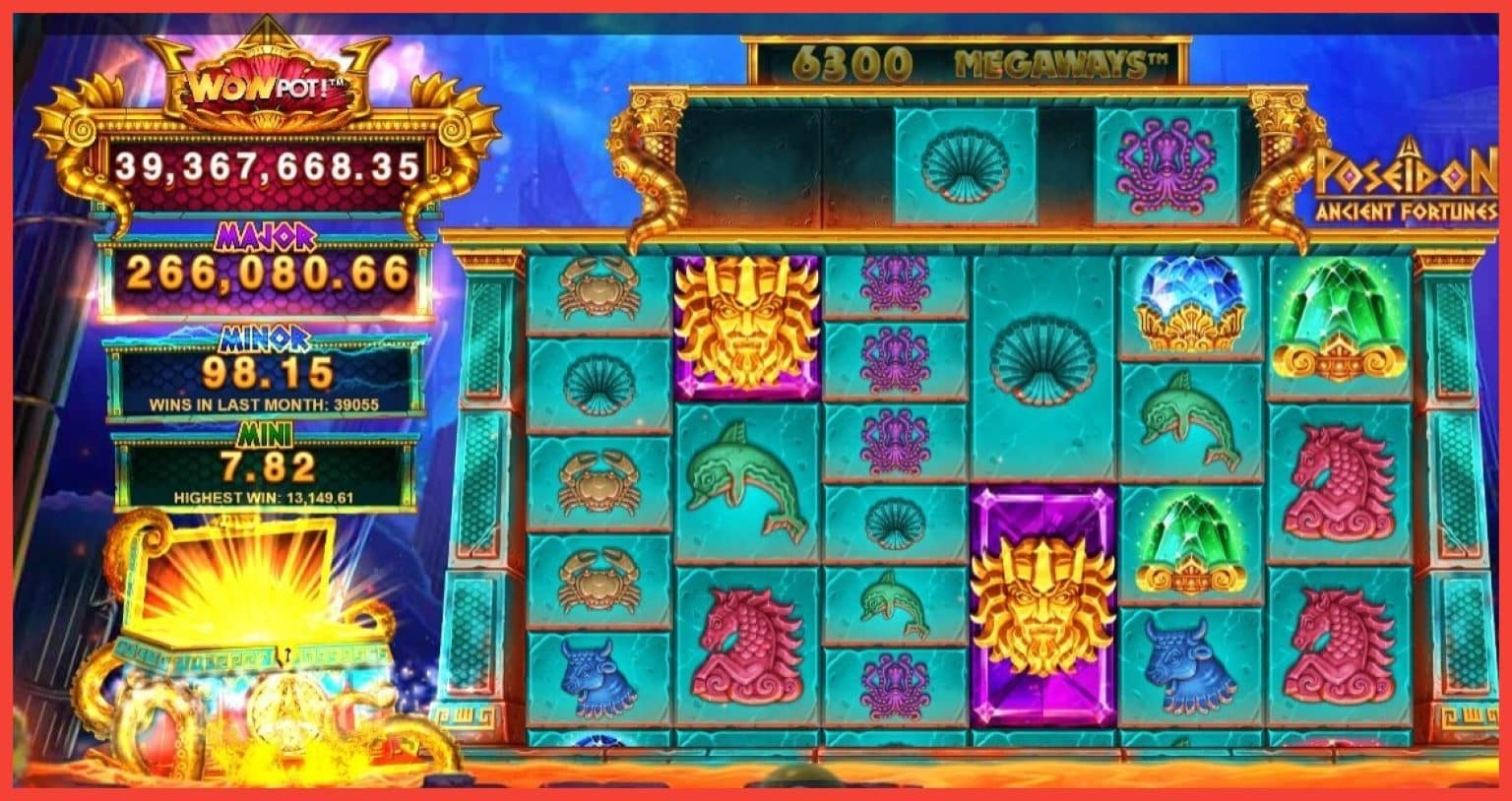 Ancient Fortunes Poseidon WowPot Megaways Slot Review & Demo