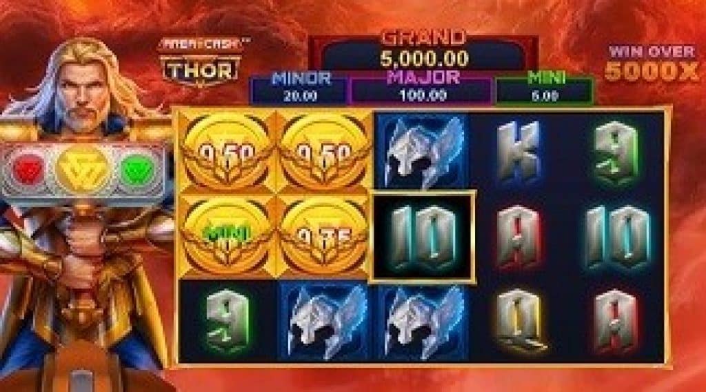 Play Area Cash Thor Slot Machine Free - Demo & Review